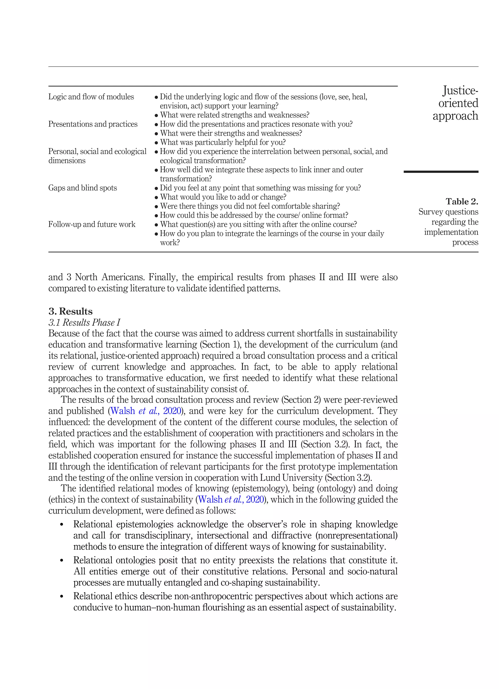 Transformative Education: Towards a Relational, Justice-Oriented ...