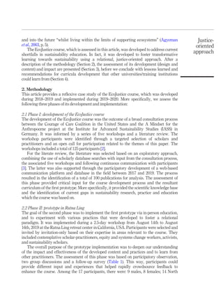 Transformative Education: Towards a Relational, Justice-Oriented Approach to Sustainability | PDF