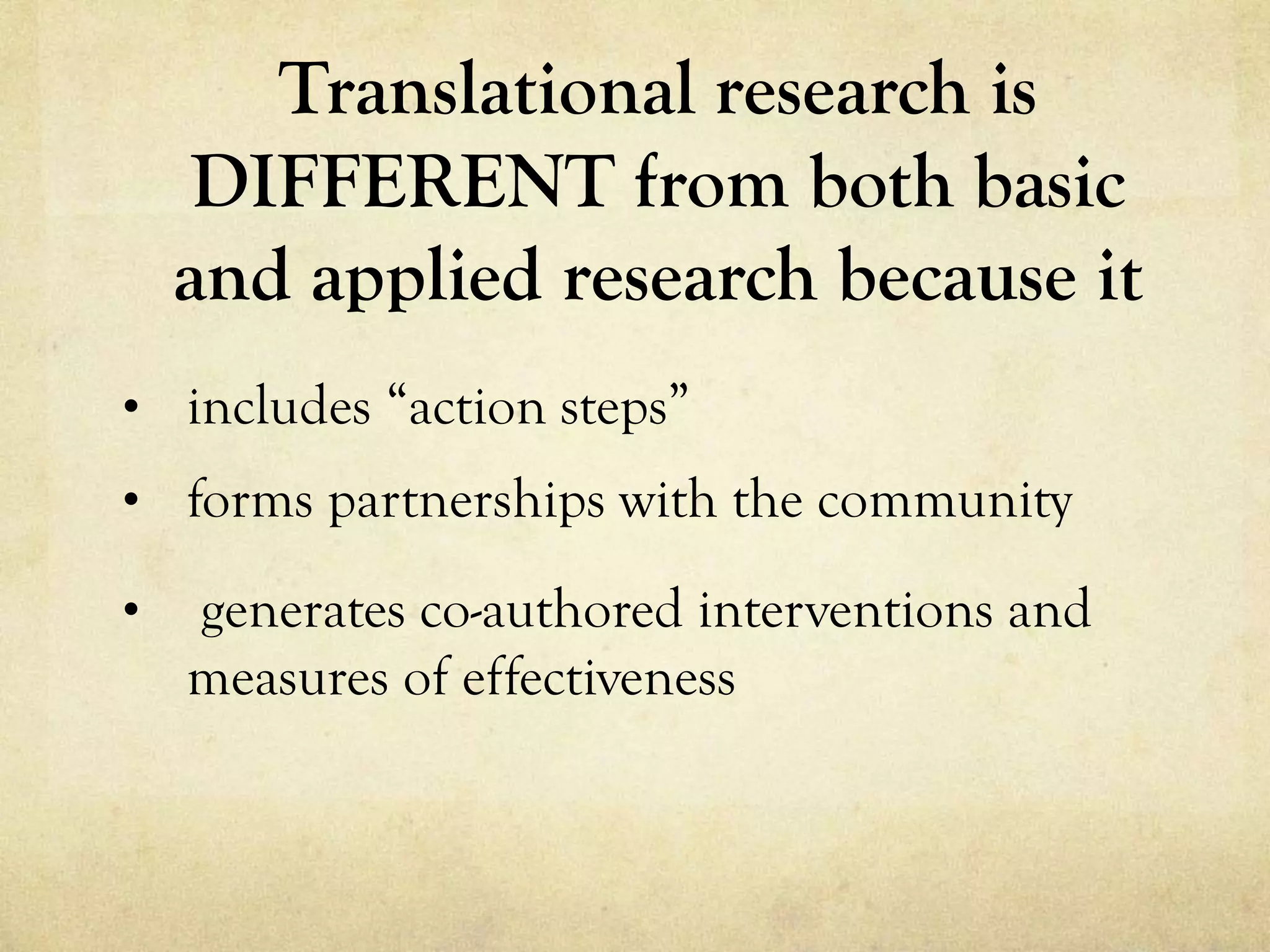 Final translational research powerpointslides final 5 30-14[1] | PPTX