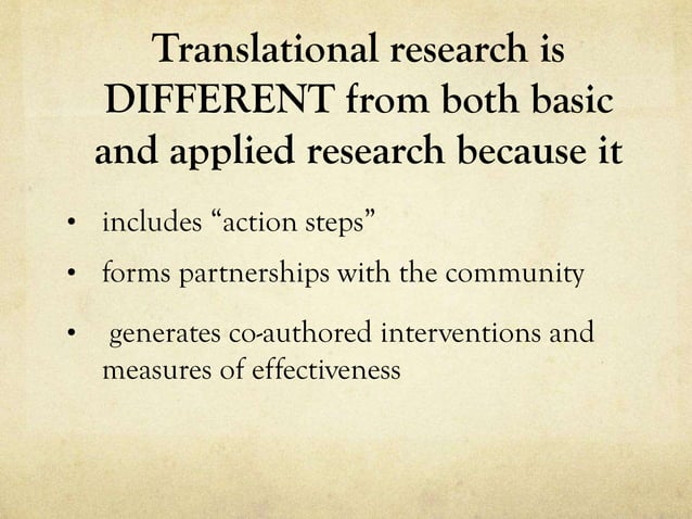 Final translational research powerpointslides final 5 30-14[1] | PPTX ...