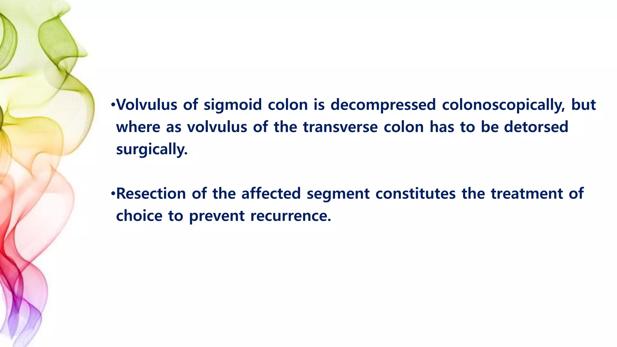 Transverse colon volvulus final | PPTX
