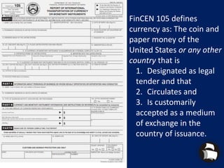 Money Seizures and Currency Transmitters | PPT