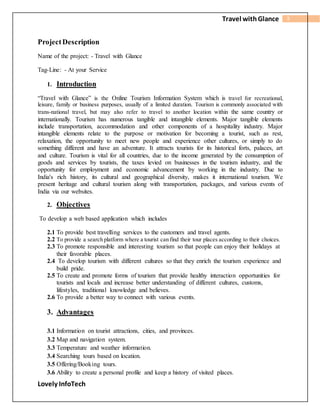 Synopsis gor online Tourism. | DOCX