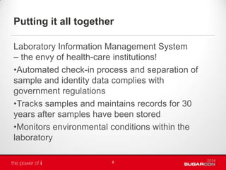 Putting Life on Automatic: How i CRM Spotlight - Cells4Life | PPT