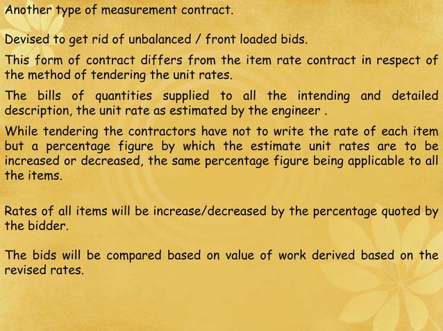 Final types of contracts- different types of contracts | PPT