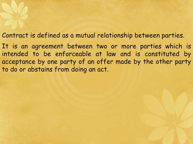 Final types of contracts- different types of contracts | PPT