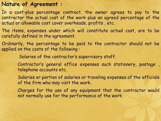 Final types of contracts- different types of contracts | PPT