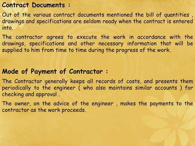 Final types of contracts- different types of contracts | PPT