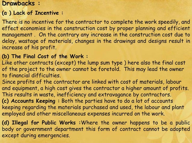 Final types of contracts- different types of contracts | PPT