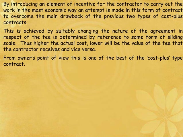 Final types of contracts- different types of contracts | PPT