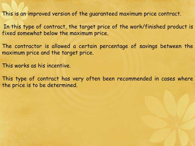 Final types of contracts- different types of contracts | PPT