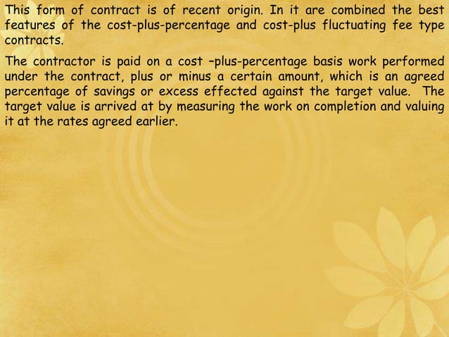 Final types of contracts- different types of contracts | PPT