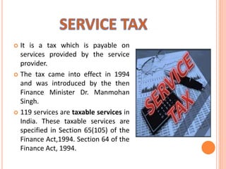 Types of Taxes | PPTX