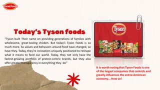 Final Tyson Case - studying Economic insights | PDF