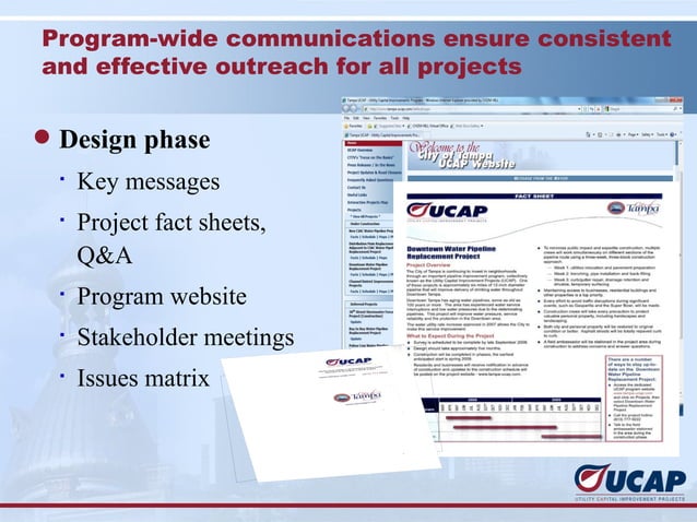 City of Tampa's Utility CIP Projects | PPT