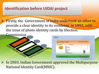 UIDAI:use of technology in increasing efficiency,delivery and ...