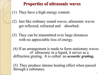 B.Tech sem I Engineering Physics U-V Chapter 2-Ultrasonic waves | PPT
