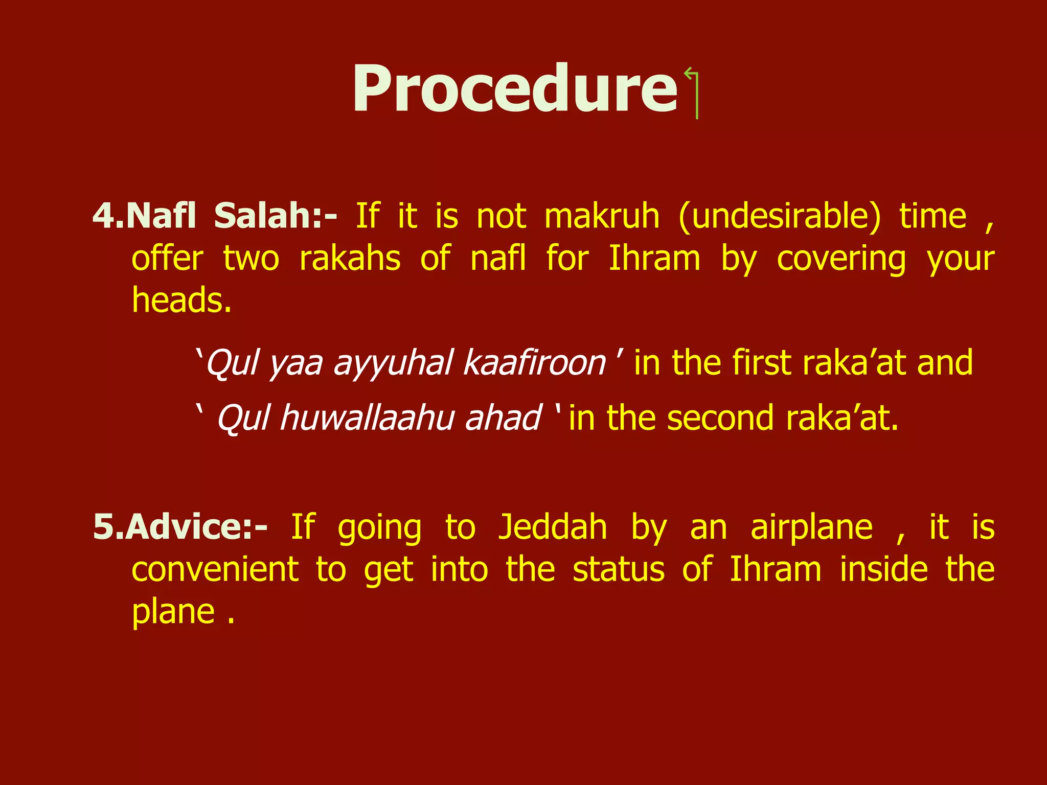 Step by Step Guide to Holy Umrah/Umra | PPTX