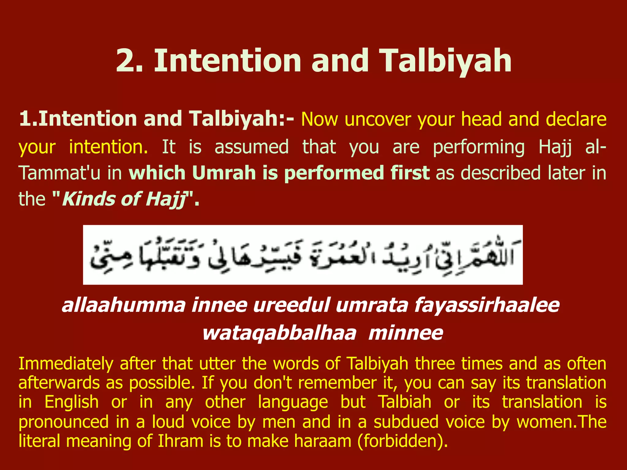Step by Step Guide to Holy Umrah/Umra | PPTX