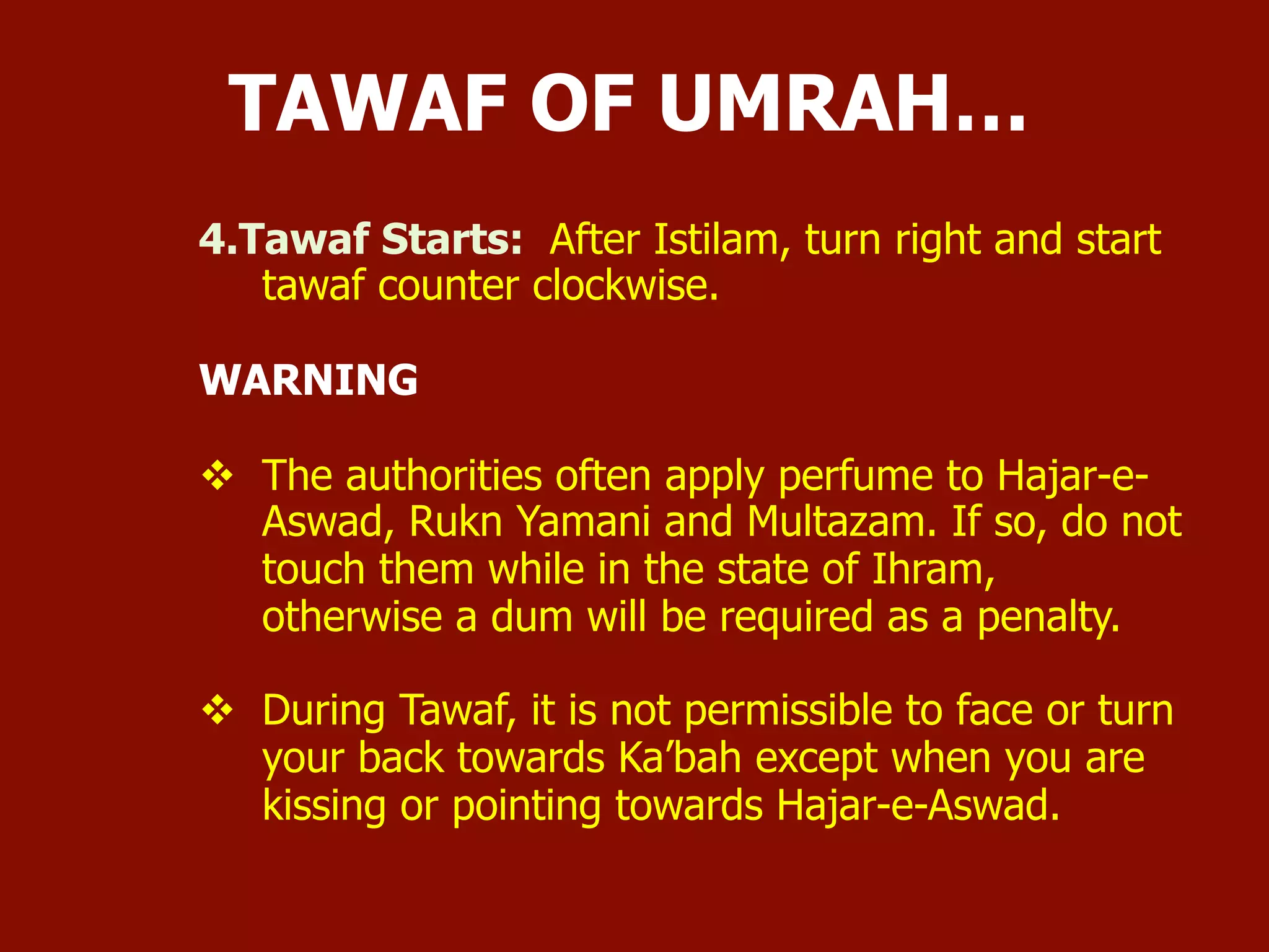 Step by Step Guide to Holy Umrah/Umra | PPTX