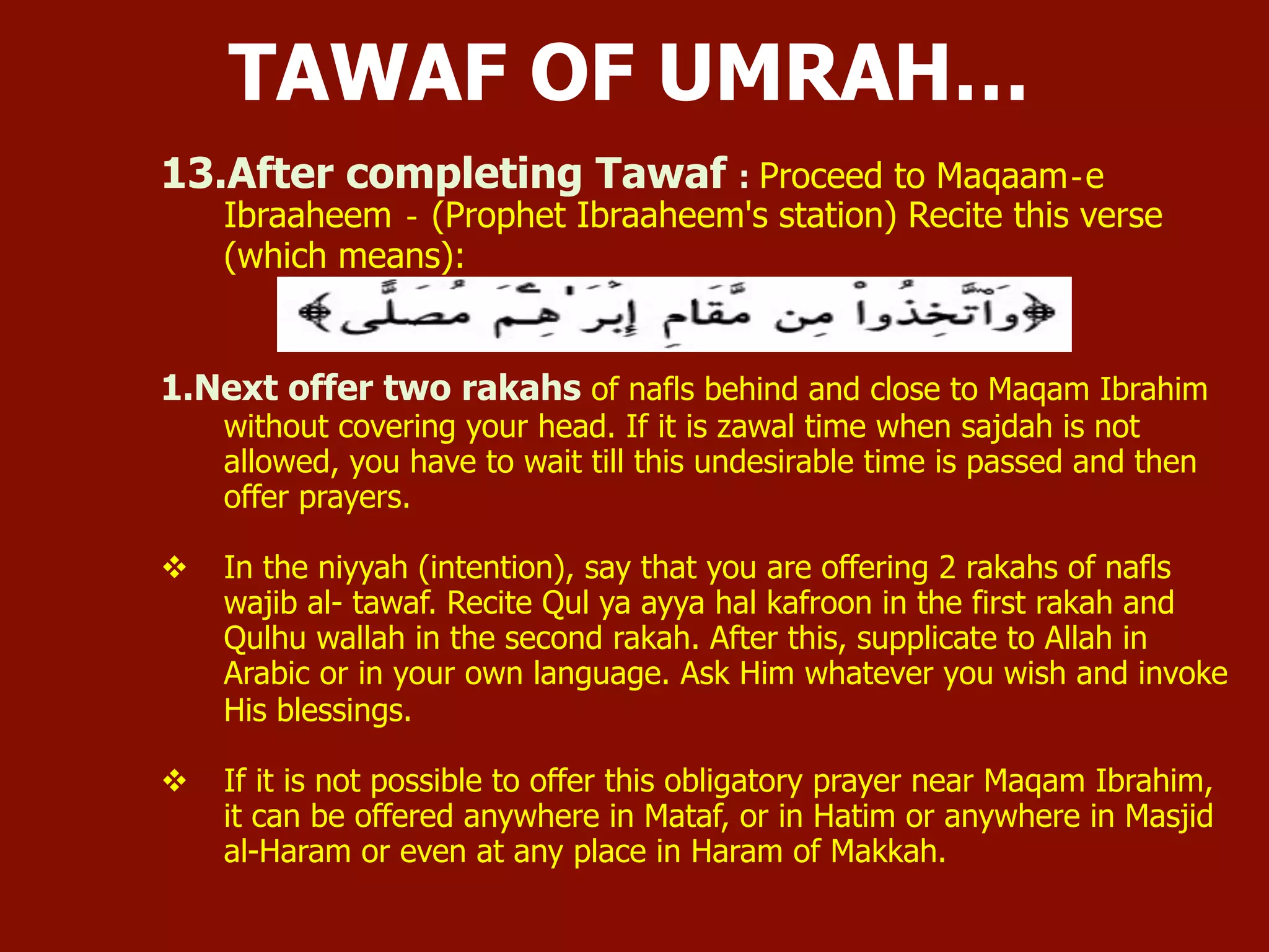 Step by Step Guide to Holy Umrah/Umra | PPTX