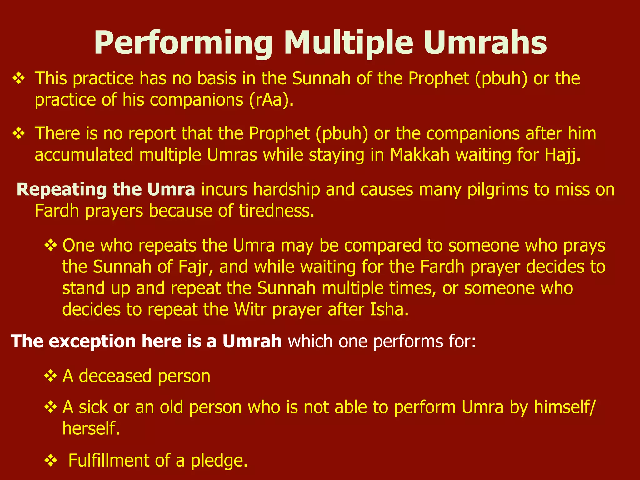 Step by Step Guide to Holy Umrah/Umra | PPTX