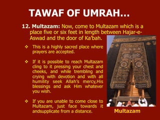 Step by Step Guide to Holy Umrah/Umra | PPTX