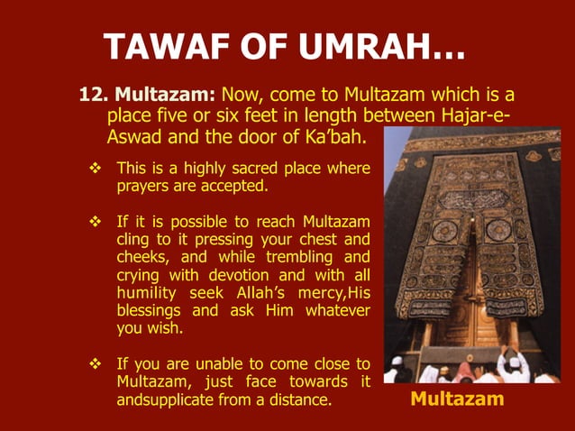 Step by Step Guide to Holy Umrah/Umra | PPTX | Shaving | Personal Care