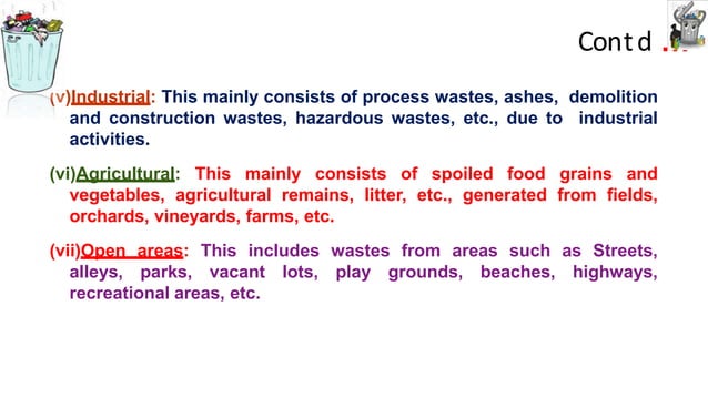 SOLD WASTE PPT, INTRODUCTION AND ITS TYPES | PPT