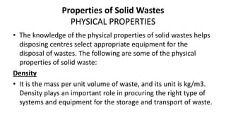 SOLD WASTE PPT, INTRODUCTION AND ITS TYPES | PPTX
