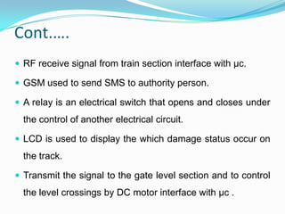 innovative railway track surveying with sensors and controlled by ...