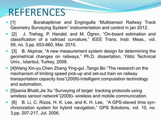 innovative railway track surveying with sensors and controlled by ...