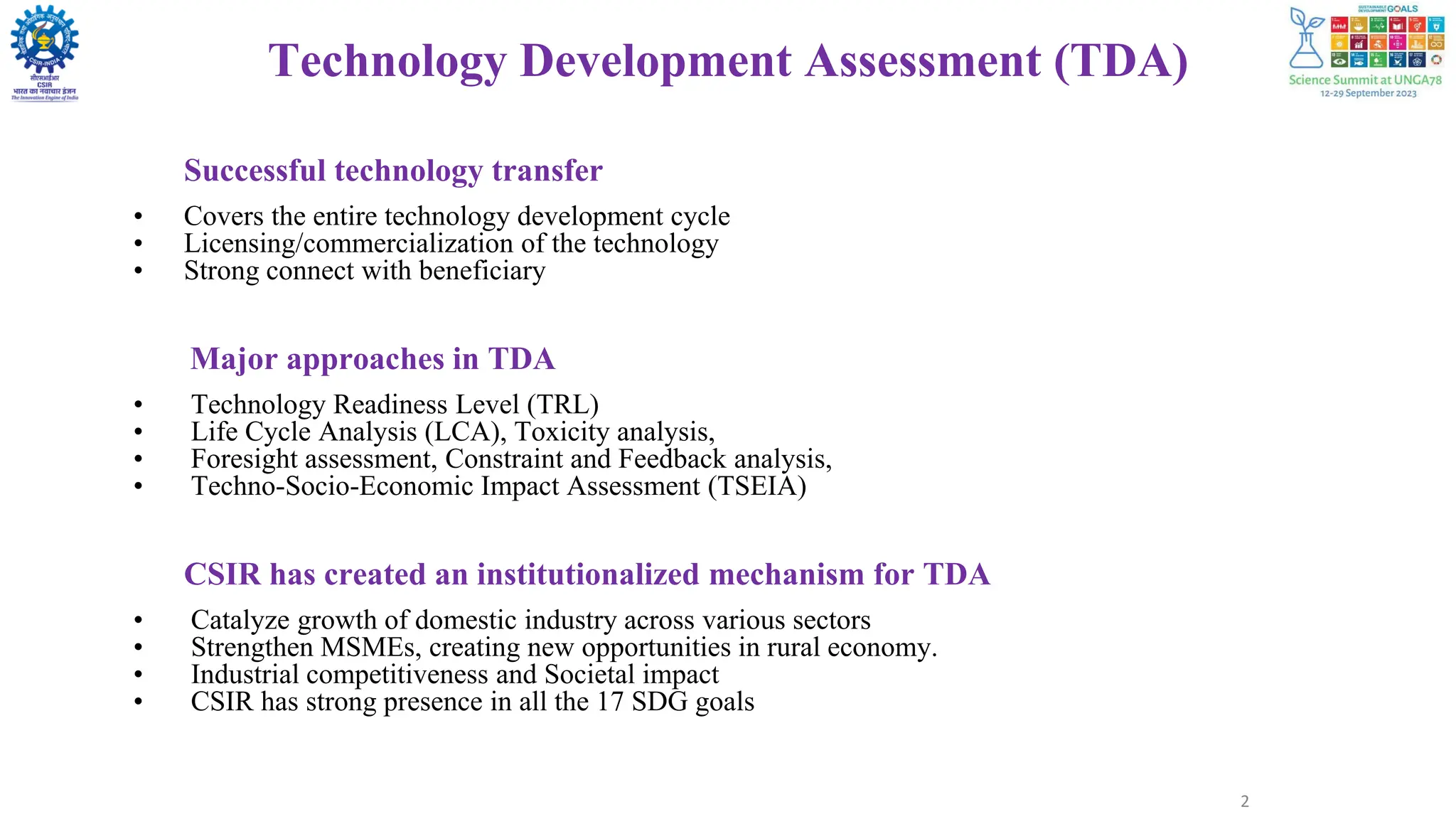 Technology Development Assessment: Societal Impact | PPT