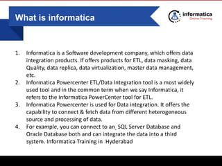 Informatica Online Training | PPTX