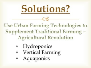 Urban Farming Technology | PPTX