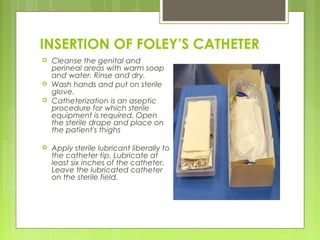 Final urinary bladder catheterisation | PPT | Surgery | Medical Health