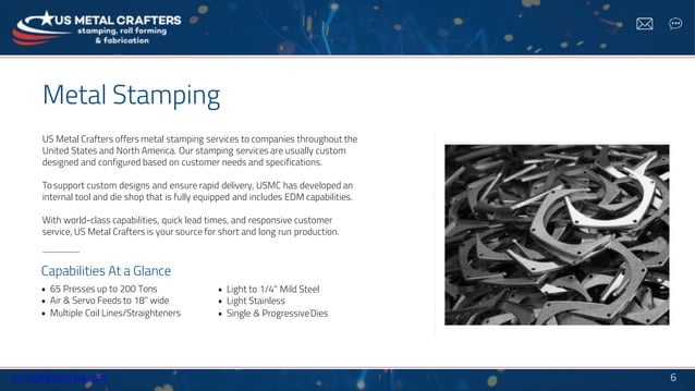 US Metal Crafters Capabilities | PPT
