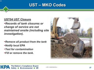 Understanding Underground Storage Tanks | PPTX