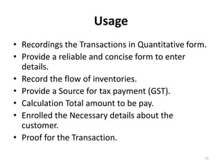 Sales invoice VBA excel user-form | PPTX