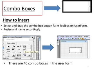 Sales invoice VBA excel user-form | PPTX