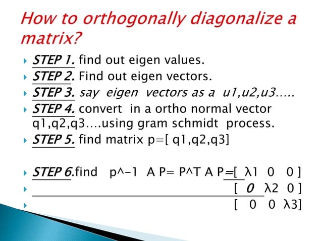 ORTHOGONAL, ORTHONORMAL VECTOR, GRAM SCHMIDT PROCESS, ORTHOGONALLY ...