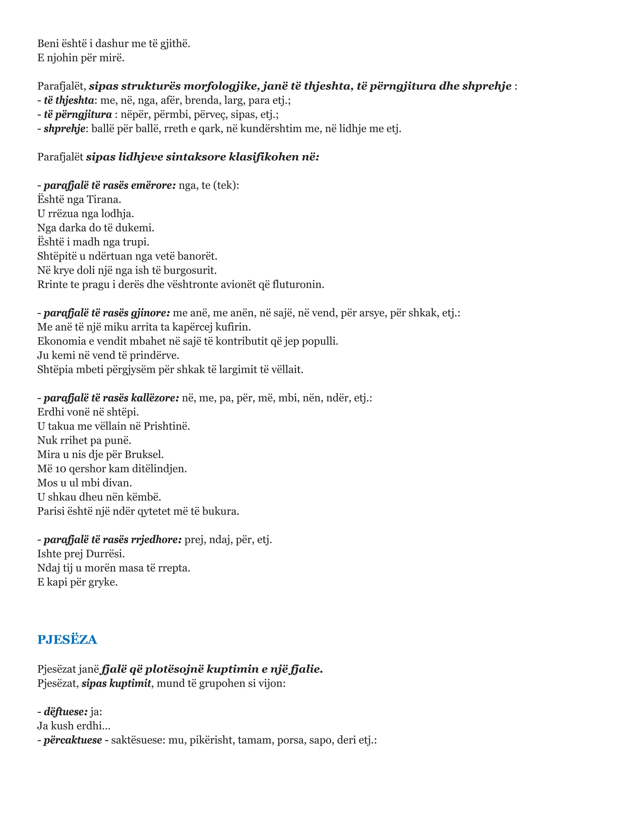 Sintaksa dhe Morfologjia e Gj. Shqipe | PDF