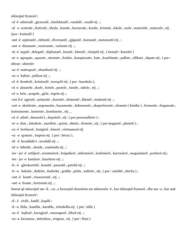 Sintaksa dhe Morfologjia e Gj. Shqipe | PDF