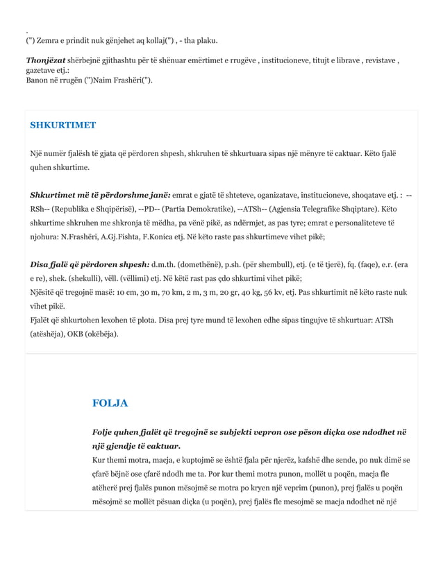 Sintaksa dhe Morfologjia e Gj. Shqipe | PDF