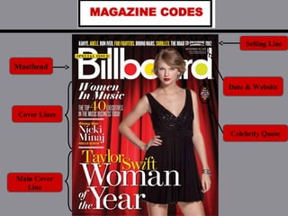 Magazine Cover Analysis | PPT | Celebrity Style | Pop Culture