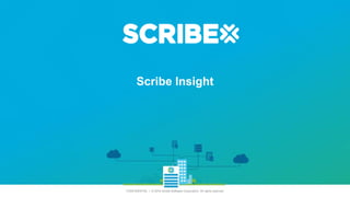Вебинар компании Ёлва - Возможности Scribe Insight | PPT