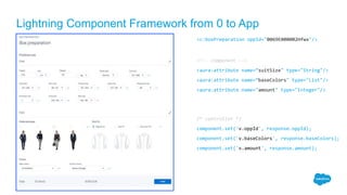 Lightning Component Framework from 0 to App | PPTX