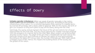 Dowry system in Bangladesh | PPTX