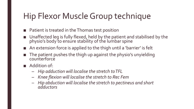 Introduction to muscle energy techniques (METs) | PPTX | Physical ...
