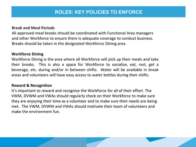 Workforce Management Role-Specific Training | PPT